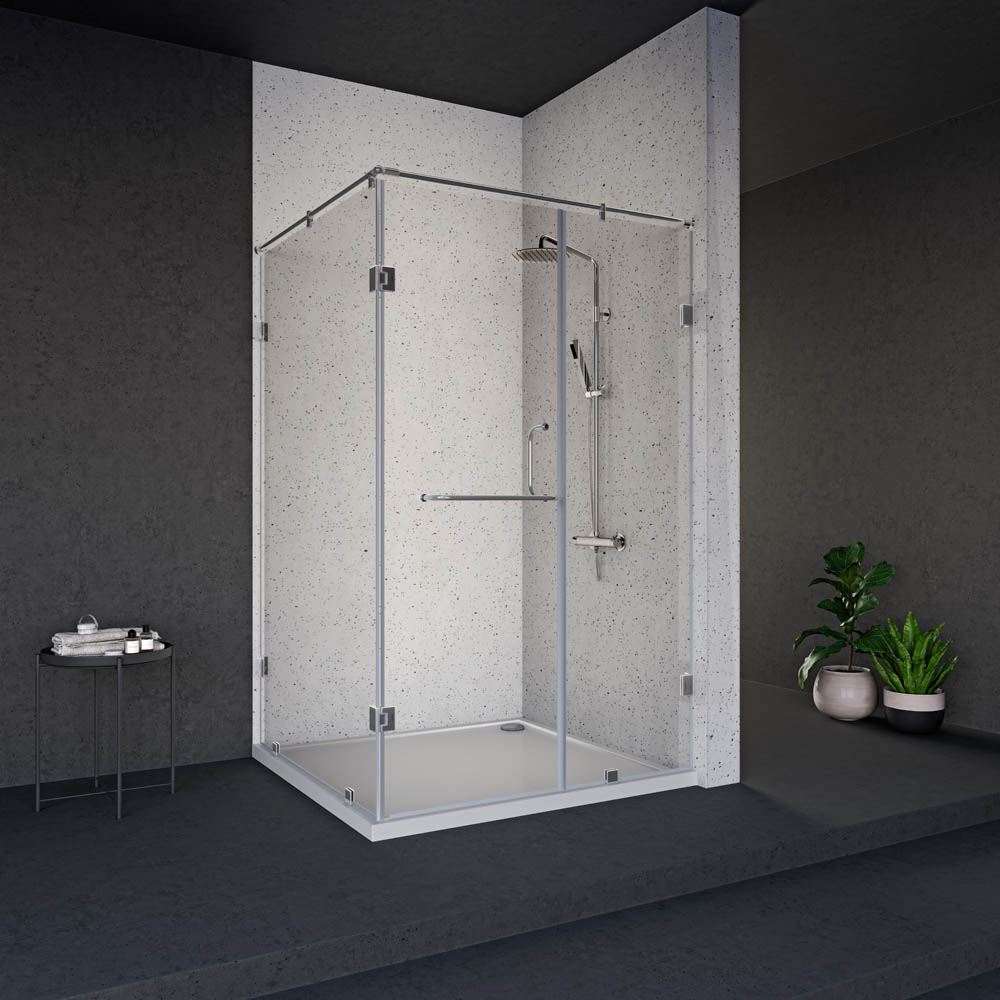 1600 2000mm Frameless Door Shower Enclosure For Corners Jaquar