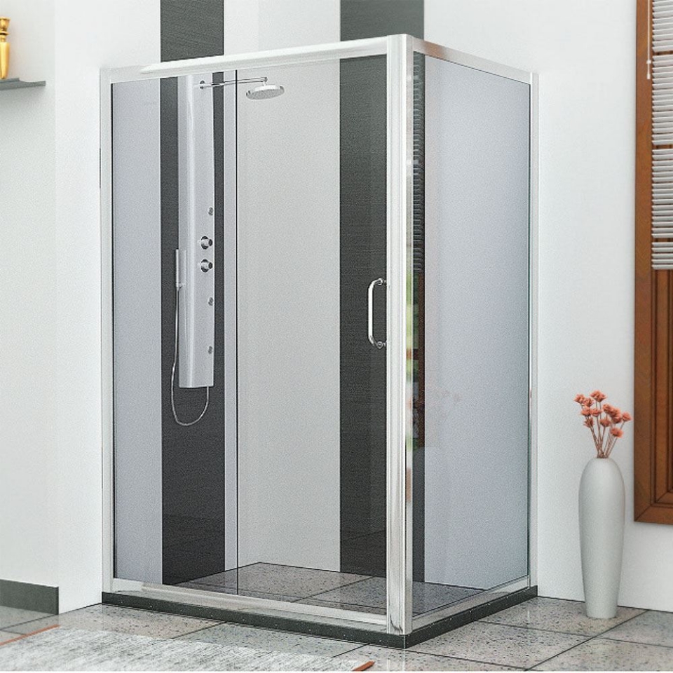 Fusion Framed Shower Enclosures1200 x 800mm | "L" Shaped