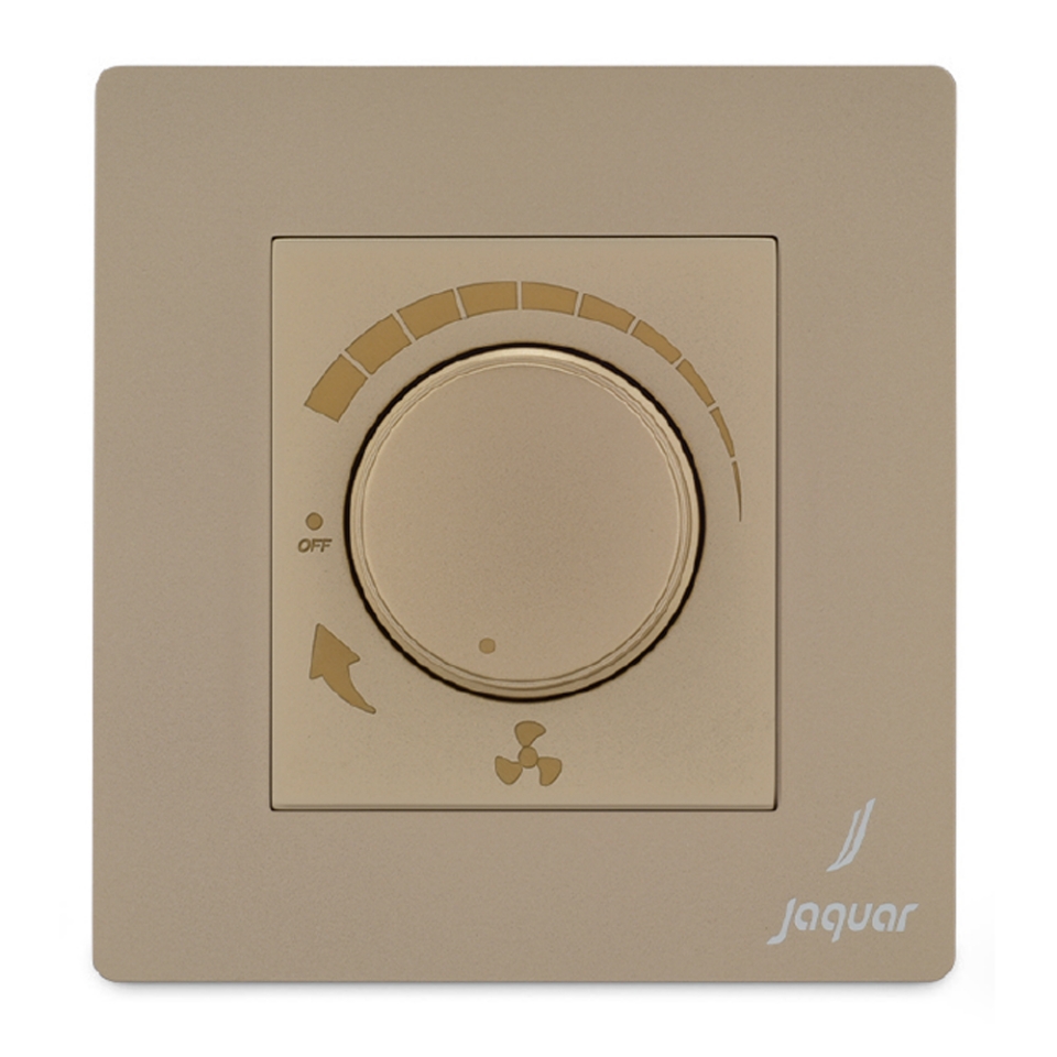Karbonic Golden Color Controller switches for Fan Speed