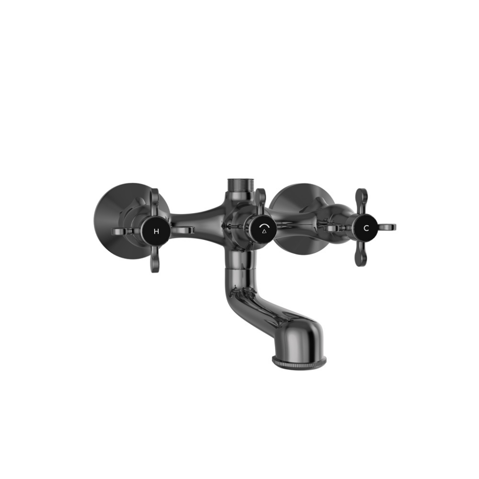 Wall Mixer with Telephone Shower Arrangement