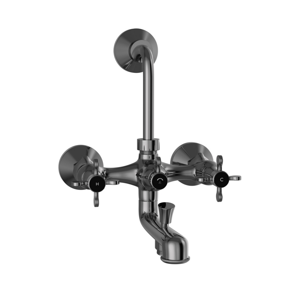 Wall Mixer 3-in-1 System with Wall Flange