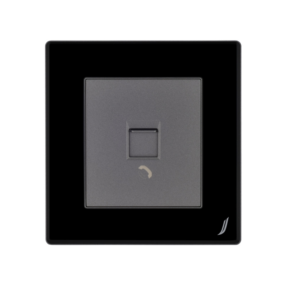 Telephone Socket - Black