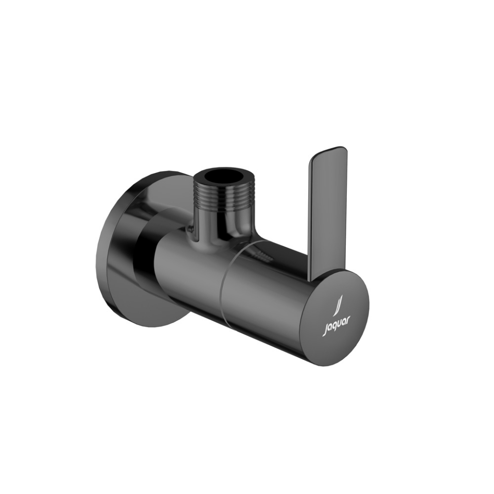 Fusion Prime Angular Stop Cock - Black Chrome