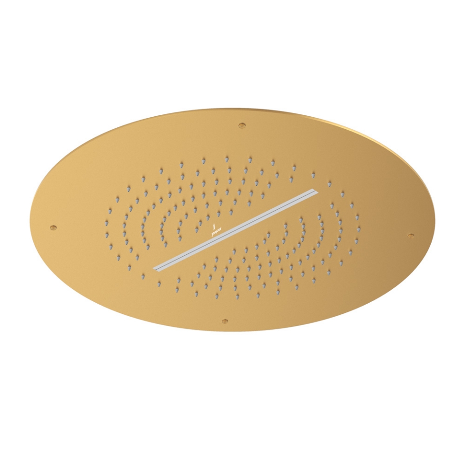 Jaquar Duoflo Shower Round Shape Without Chromotherapy Light Gold Matt PVD