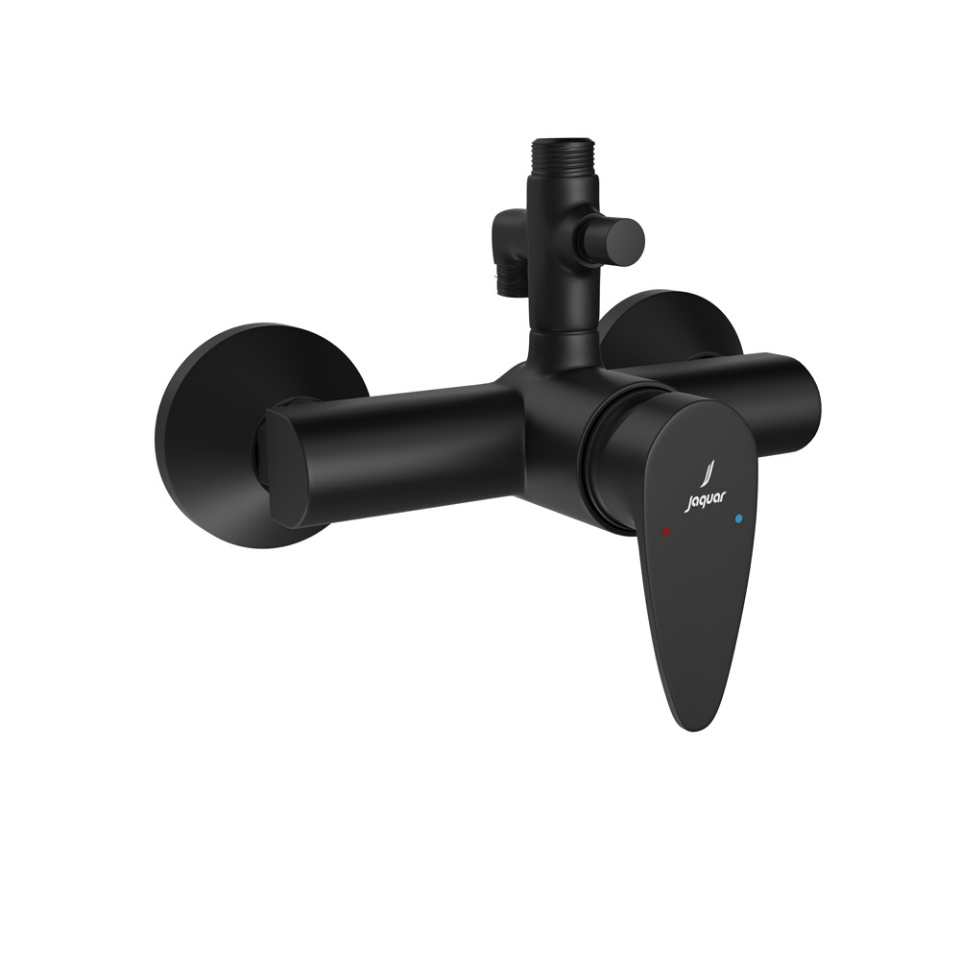Vignette Black Matt Color Hot & Cold Mixer | Spout & Shower