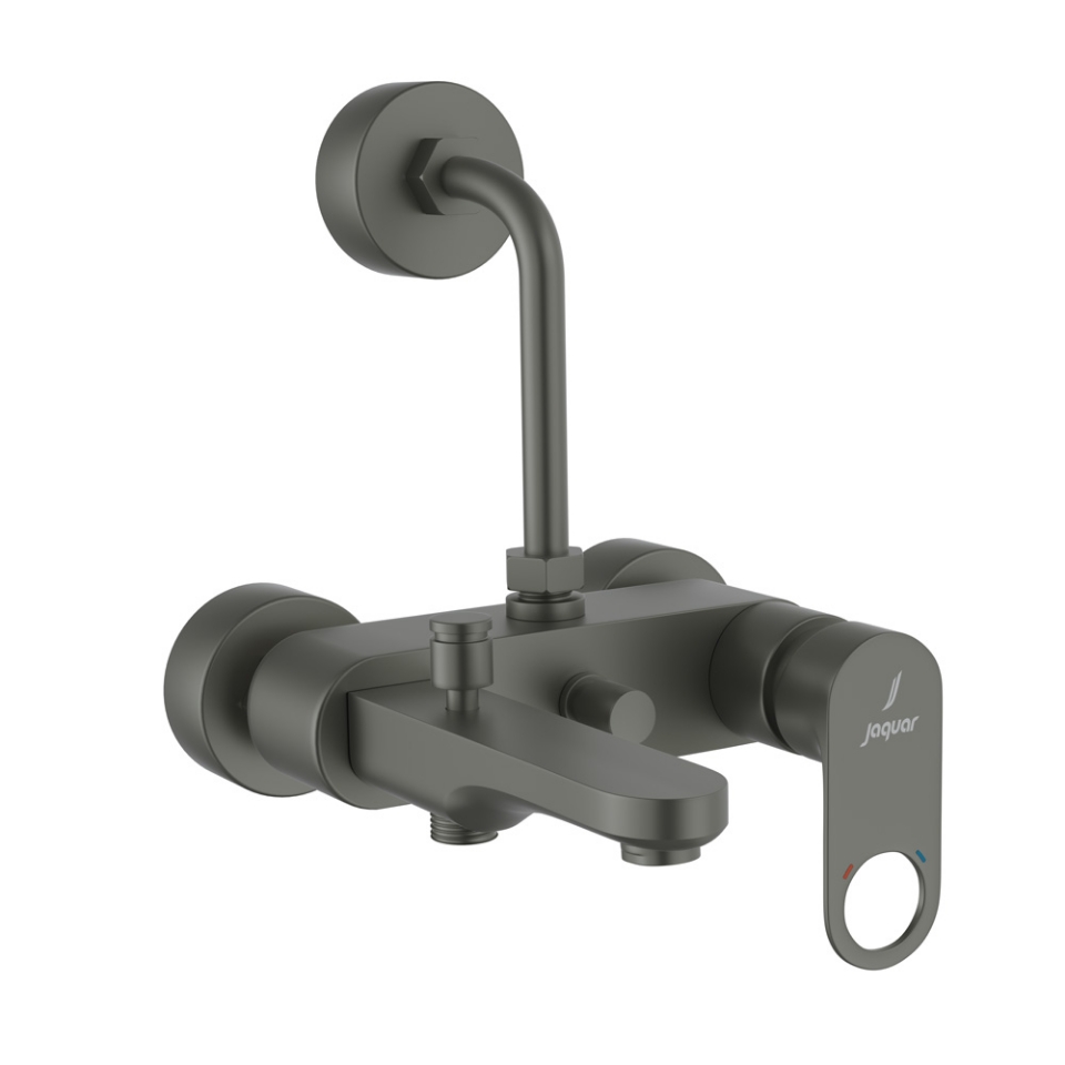 Ornamix Prime Single Lever 3 in 1 Wall Mixer - Graphite